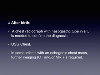 Congenital diaphragmatic hernia (CDH) | PPT