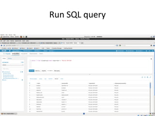 Quick Introduction: To run a SQL query on the Chicago Employee Data, using Cloudera/Impala | PPT