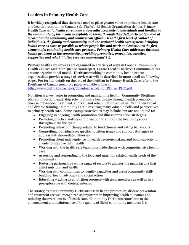 Cdhc Role Paper March2004 | PDF | Healthcare Industry | Industries