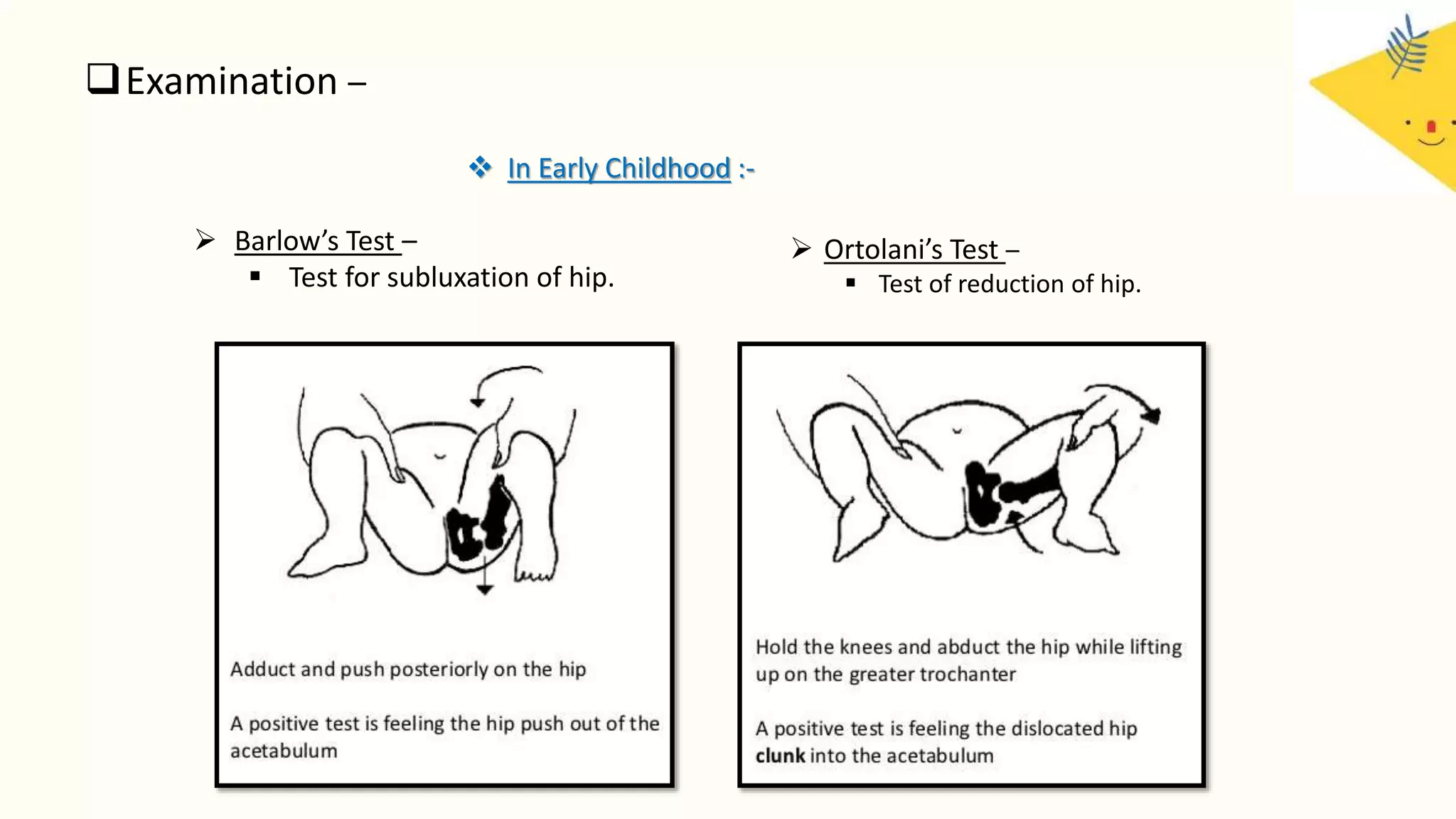 Congenital Dislocation of the Hip - PHYSIOTHERAPY | PPTX