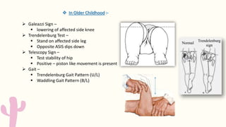 Congenital Dislocation of the Hip - PHYSIOTHERAPY | PPTX