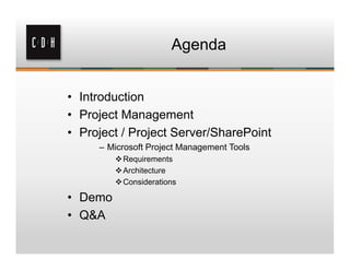 Microsoft SharePoint & Project Server are Better Together | PPT