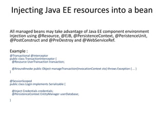 J2ee standards > CDI | PPT