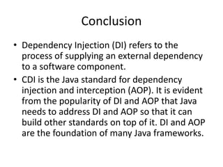 J2ee standards > CDI | PPT