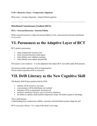 Recursive Compression Theory as a Framework for Distributed Cognition ...
