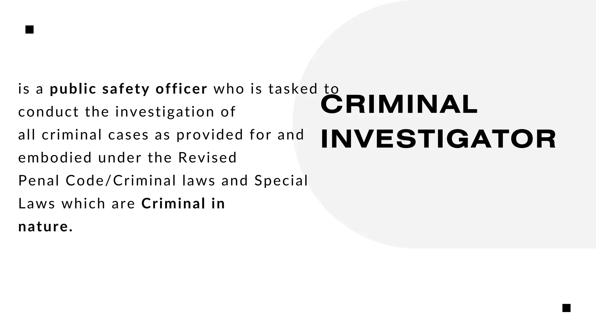 CDI INTRODUCTION TO CRIMINAL INVESTIGATION MODULE 1 | PDF