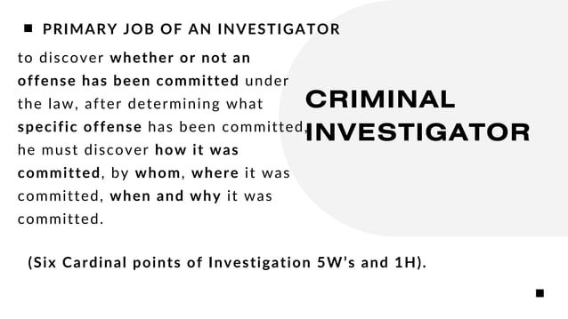 CDI INTRODUCTION TO CRIMINAL INVESTIGATION MODULE 1 | PDF | Crime ...