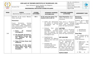 CDI 1 COURSE SYLLABUS dfbsBDfgbasjhbfvhg | DOCX