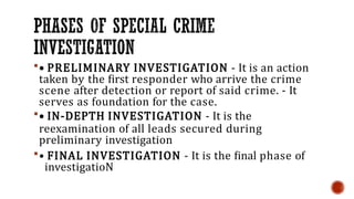 CDI 2.pptx special crime investigation with legal medicine | PPTX