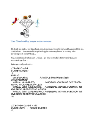 C++ diamond problem | PDF