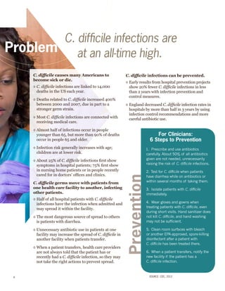 C Diff Information From the CDC | PDF