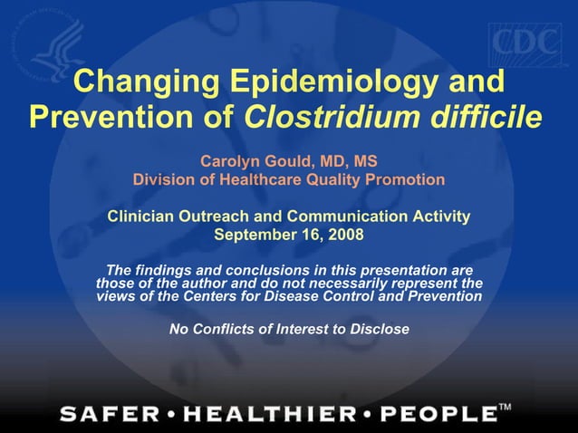 abbreviated C.diff COCA presentation (long) | PPT