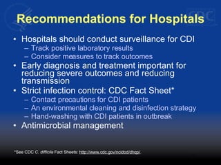 abbreviated C.diff COCA presentation (short) | PPT