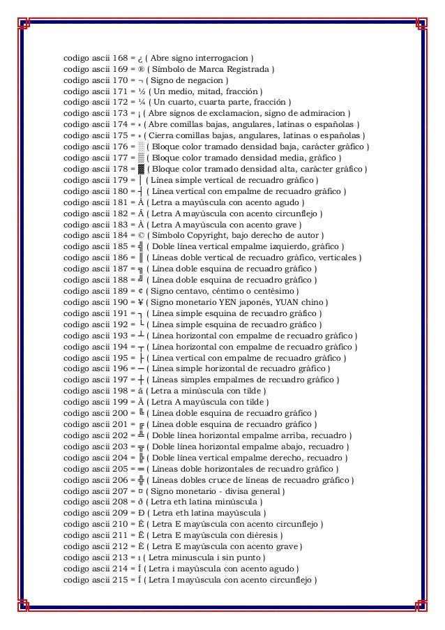 Código ascii