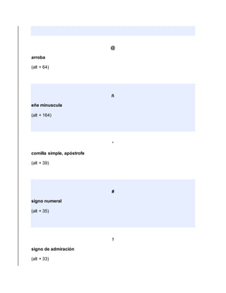 Código ascii | DOCX