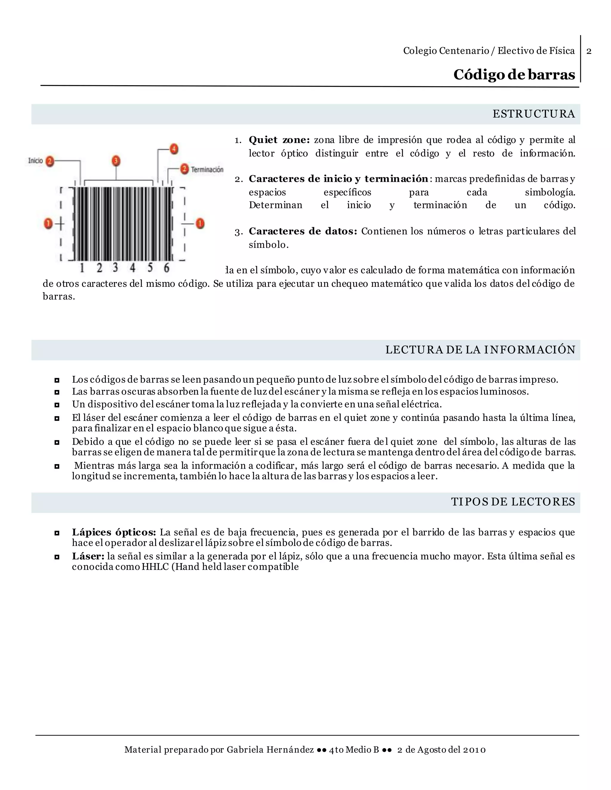Código de barras | PDF