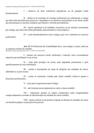 Código de ética do profissional de contabilidade | DOC