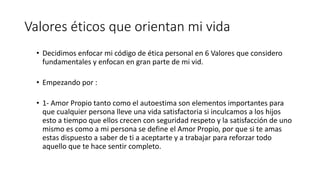 código de ética personal para realizar un estudio | PPTX