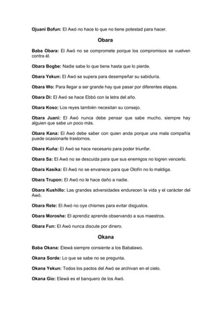 Código ético de ifa | DOC