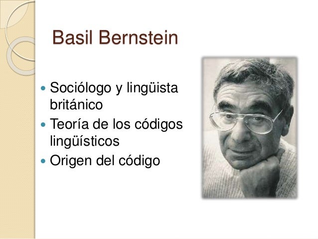 Basil Bernstein - Alchetron, The Free Social Encyclopedia