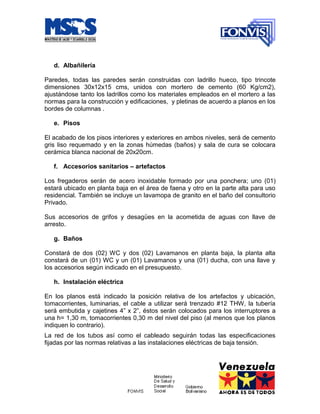Cdi memoria descriptiva | PDF