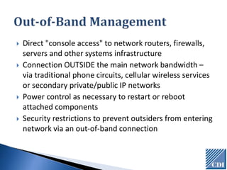 SECURE Out-of-Band Management | PPTX