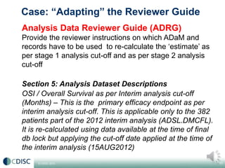 Adapting CDISC to Adaptive Design | PPT