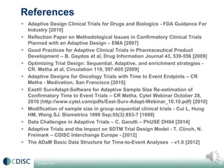 Adapting CDISC to Adaptive Design | PPT