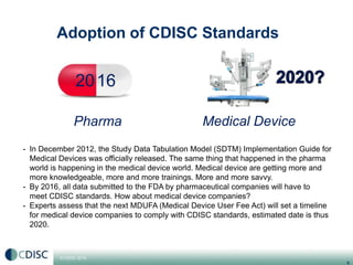 CDISC Standards Adoption: Winning Strategies for Medical Device ...