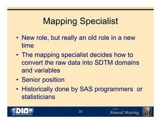 Cdisc sdtm implementation_process _v1 | PPT