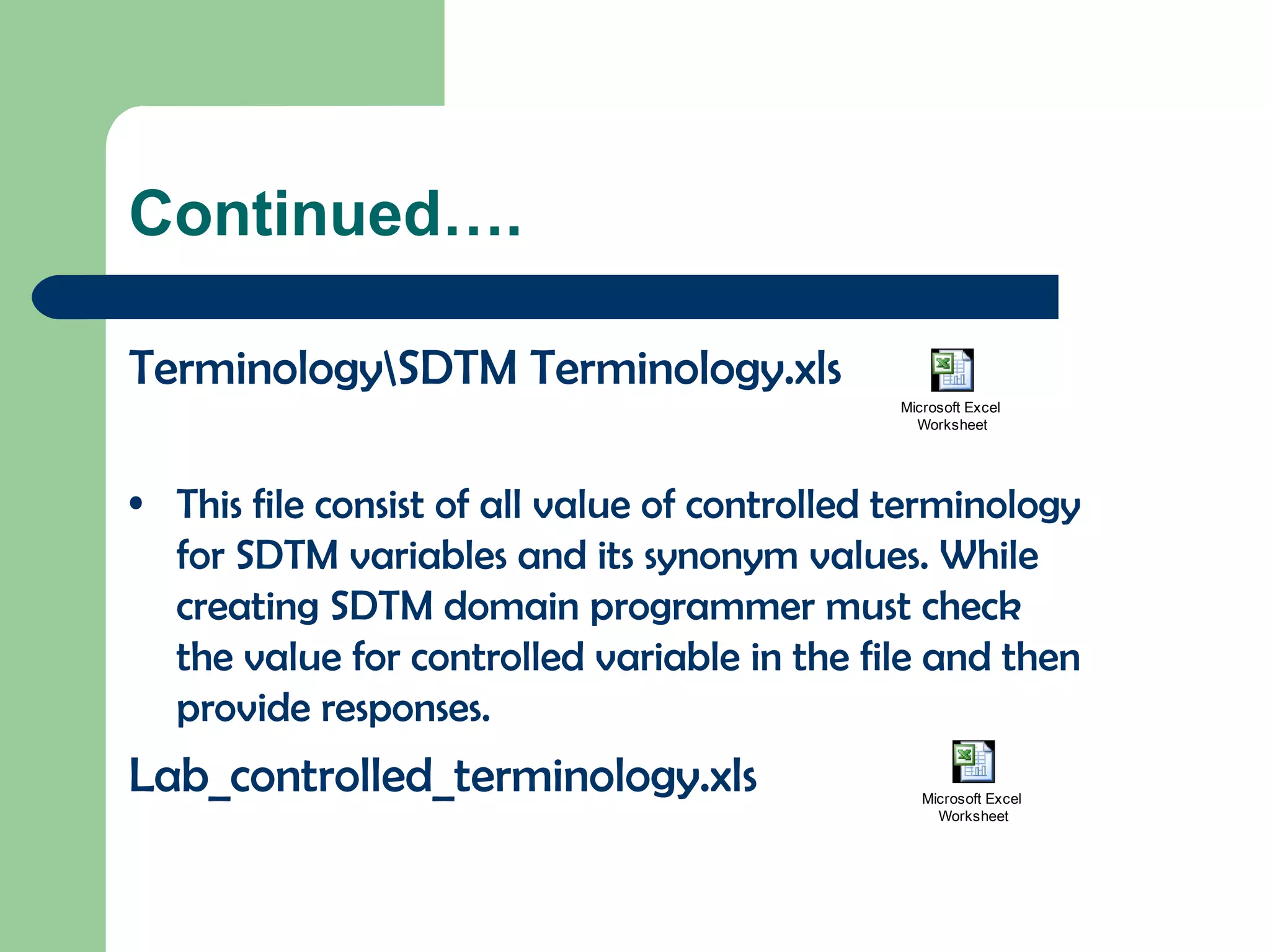 CDISC SDTM Domain Presentation | PPT
