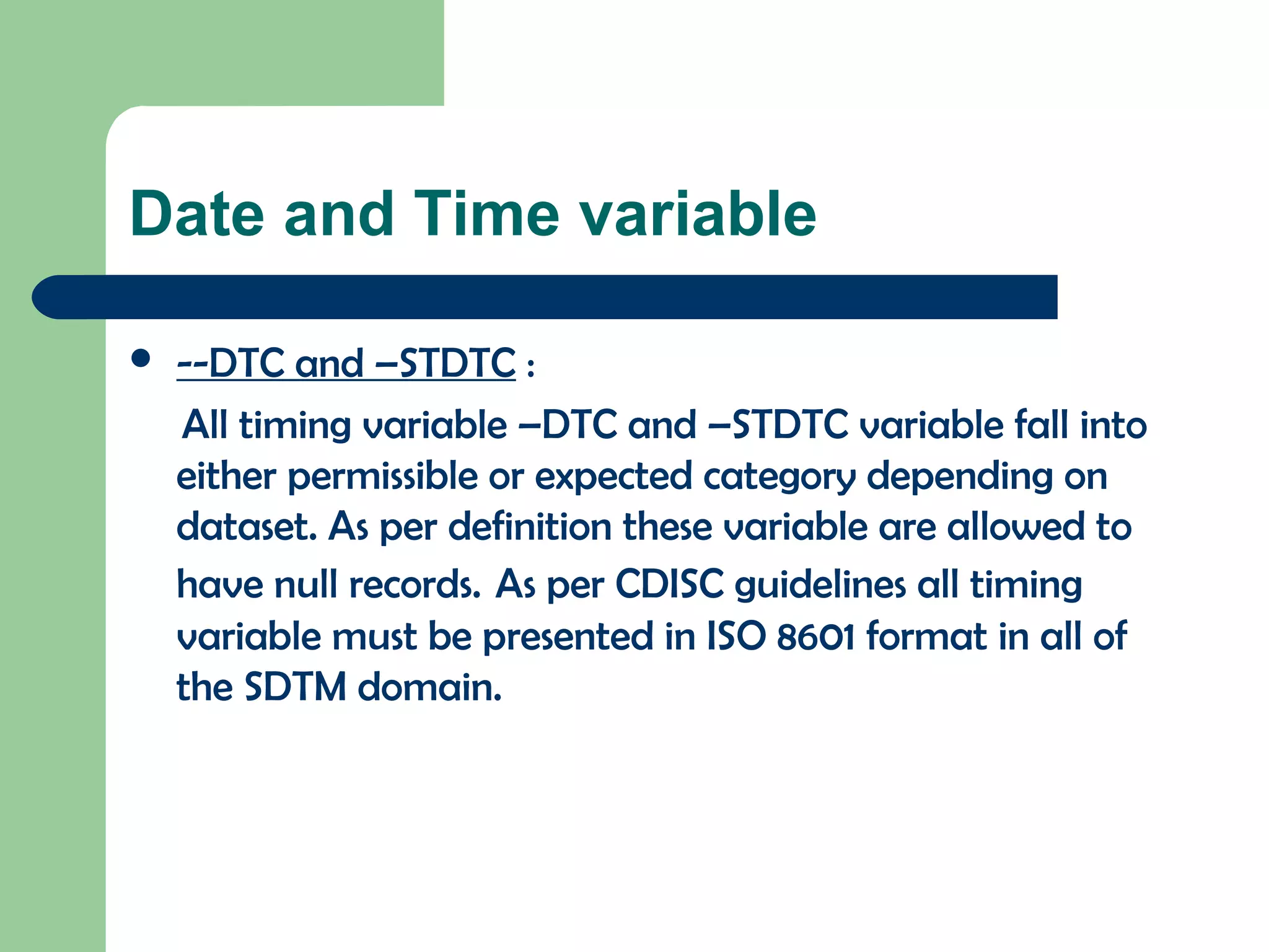 CDISC SDTM Domain Presentation | PPT
