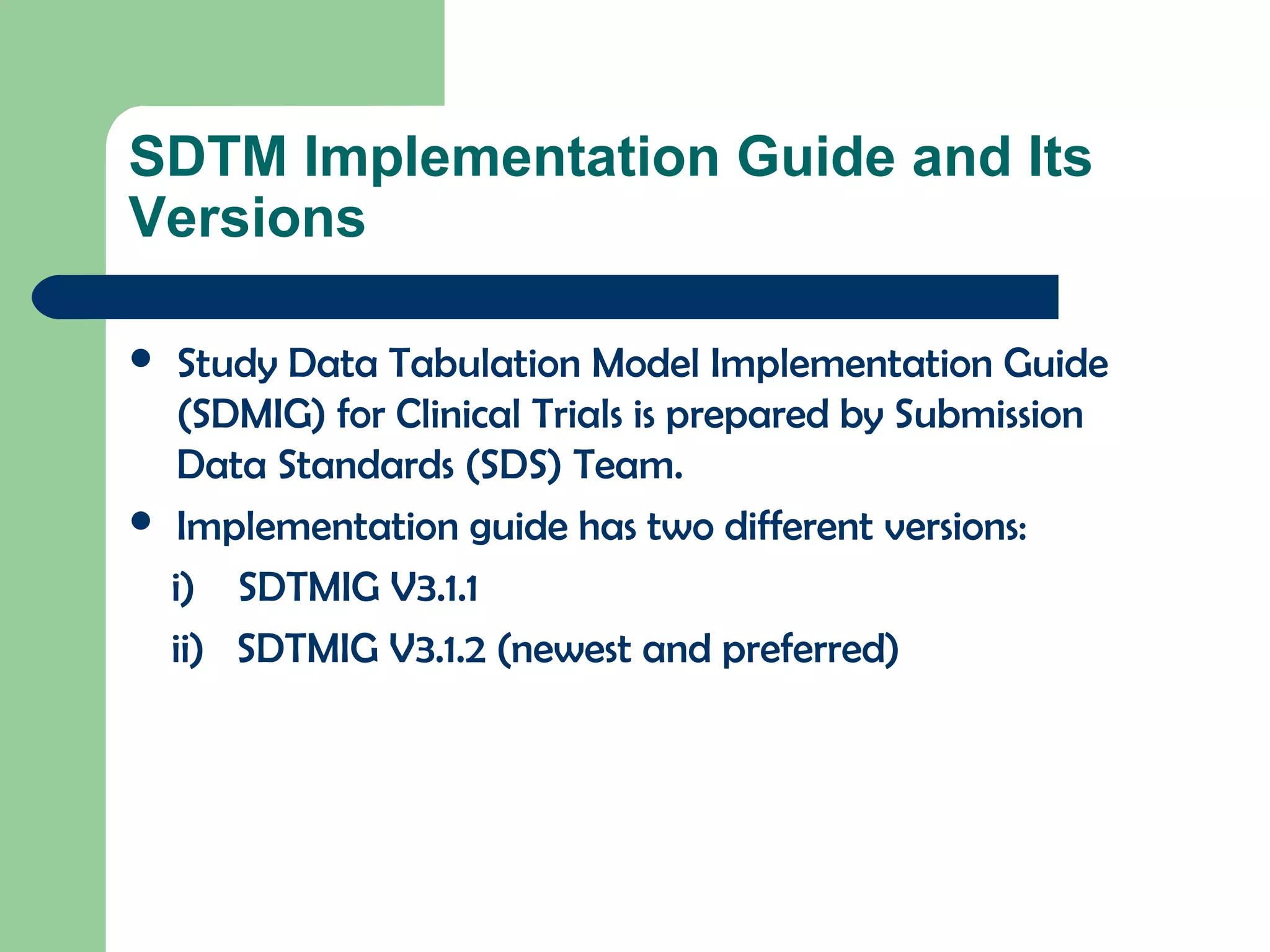 CDISC SDTM Domain Presentation | PPT