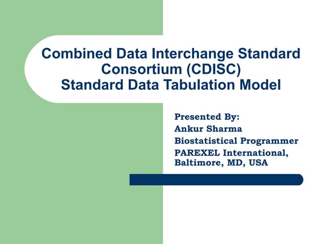 CDISC SDTM Domain Presentation | PPT | Databases | Computer Software and Applications