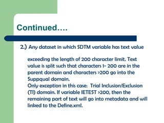 CDISC SDTM Domain Presentation | PPT