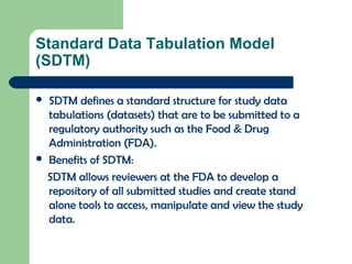 CDISC SDTM Domain Presentation | PPT