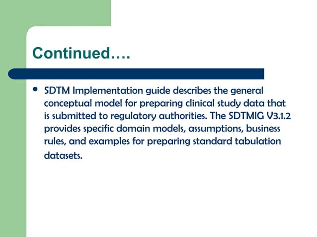 CDISC SDTM Domain Presentation | PPT | Databases | Computer Software ...