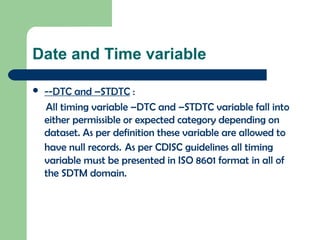 CDISC SDTM Domain Presentation | PPT