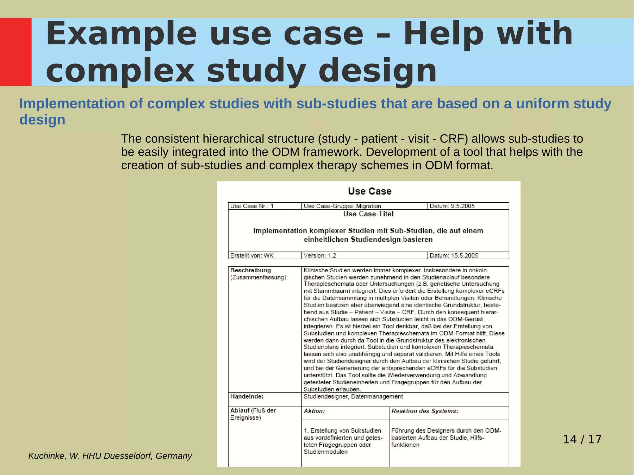 CDISC Use Case Workshop Archiving of Studies | PDF