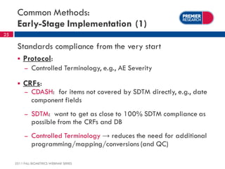Strategies for Implementing CDISC | PDF | Business | Business and Finance