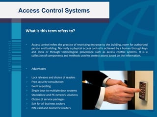 Access Control Systems | PPTX