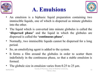 Disperse systems | PPT
