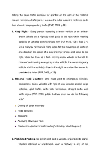 Criminal Detection and Investigation traffic Notes. | DOCX