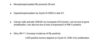 Cdk 4-6 inhibitors in breast cancer with their unique features and ...