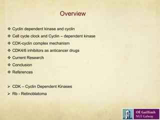 Cdk inhibitors as new target for cancer treatment. | PPTX