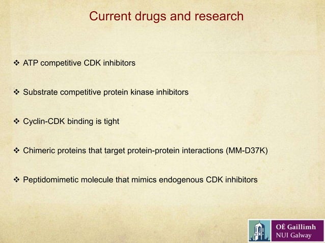 Cdk inhibitors as new target for cancer treatment. | PPTX | Cancer ...
