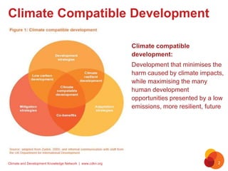 Delivering climate compatible development by Sam Bickersteth | PPTX