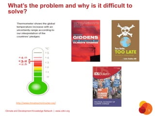 Delivering climate compatible development by Sam Bickersteth | PPTX