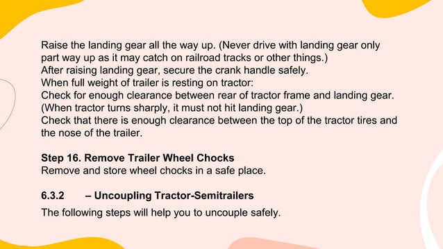 CDL 6 COMBINATION VEHICLES 3.pptx | Off-Road Vehicles | Auto Body Styles