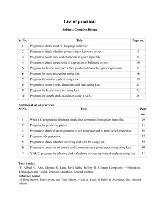 Compiler Design lab manual for Computer Engineering .pdf